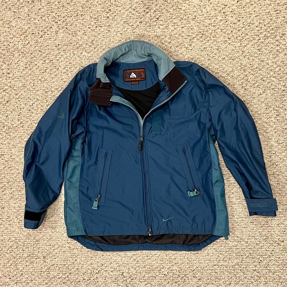 Nike ACG | Jackets & Coats | Vintage Y2k Blue Nike Acg 3 Outer Layer ...
